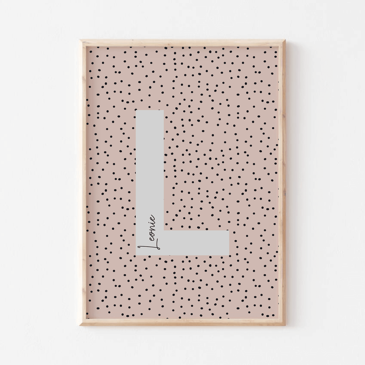 Buchstaben Poster Pointy » Jetzt personalisieren!