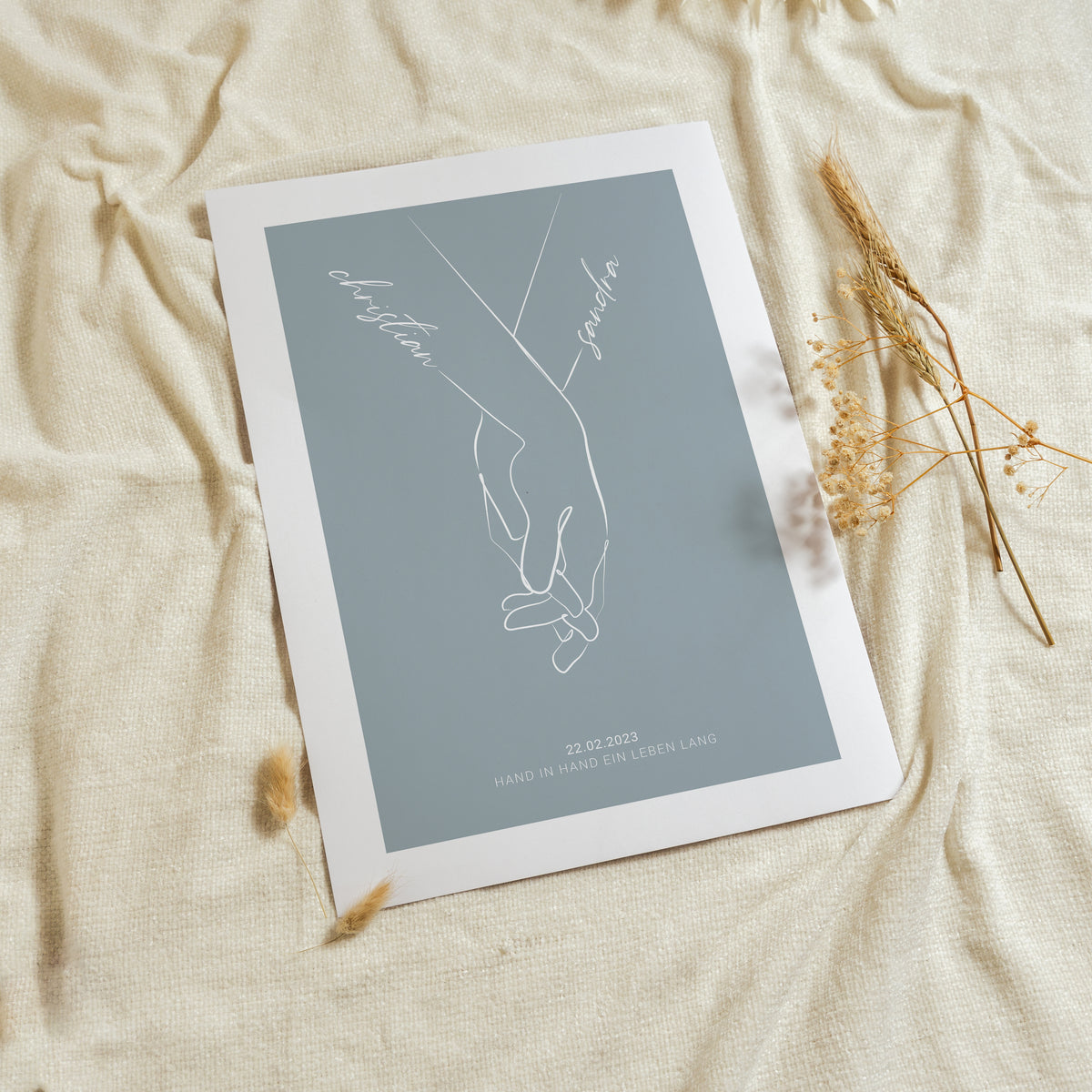 Poster 'Hand in Hand' » Jetzt personalisieren!