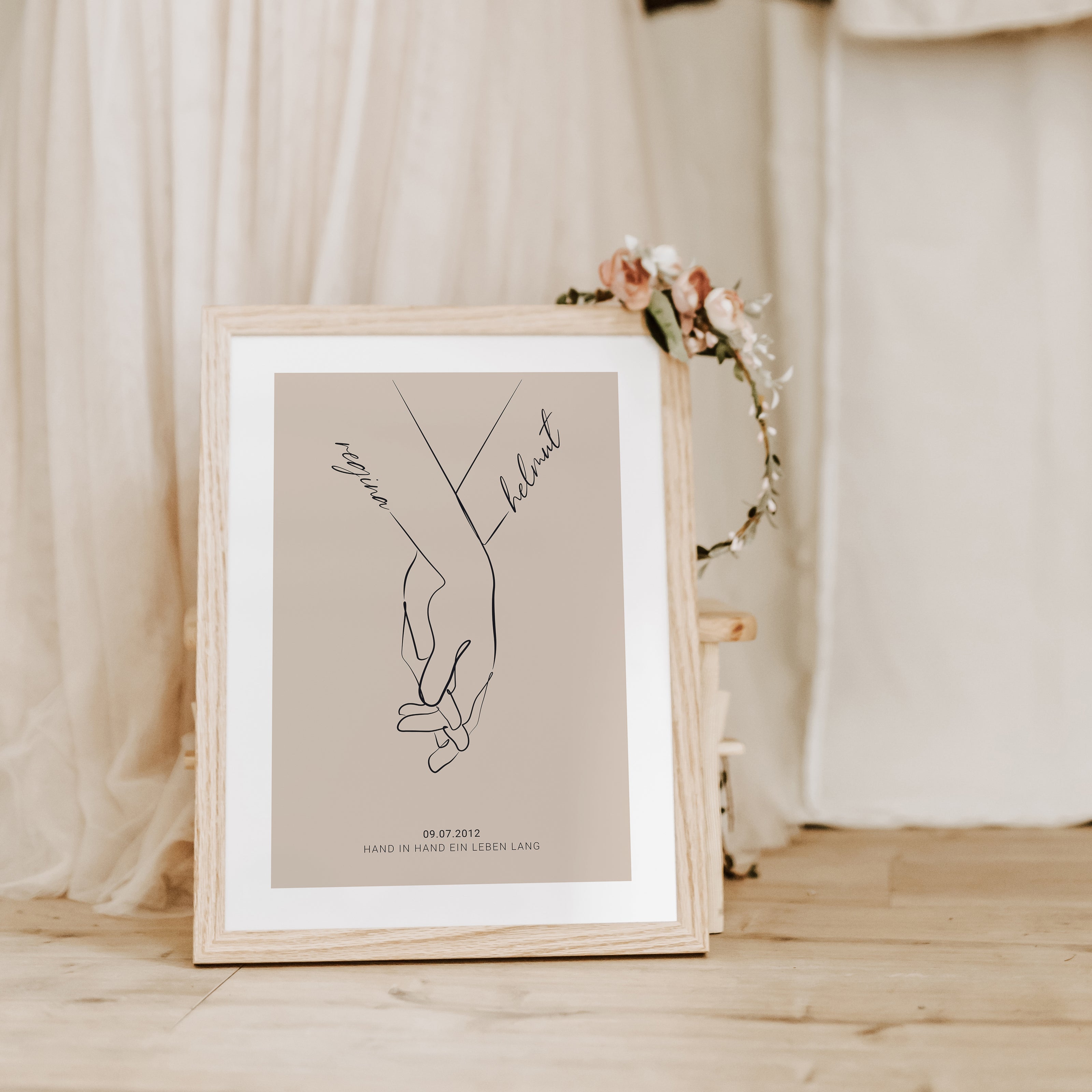 Poster 'Hand in Hand' » Jetzt personalisieren!