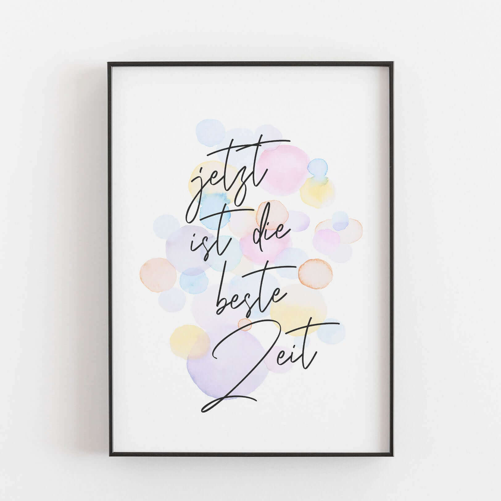 famprints » 'Jetzt ist die beste Zeit' Kinder Poster